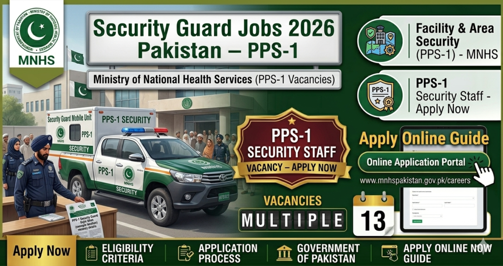 Security Guard Jobs 2026 Pakistan – PPS-1 Vacancies in Ministry of ...